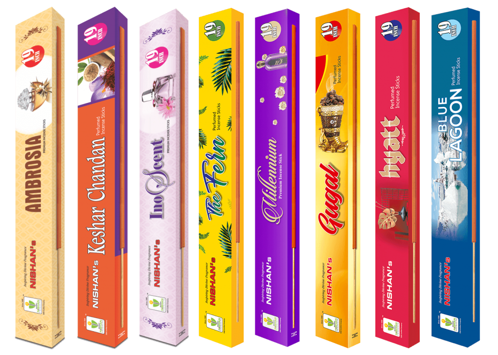 Premium Festival Long Incense Sticks - Nishan Products
