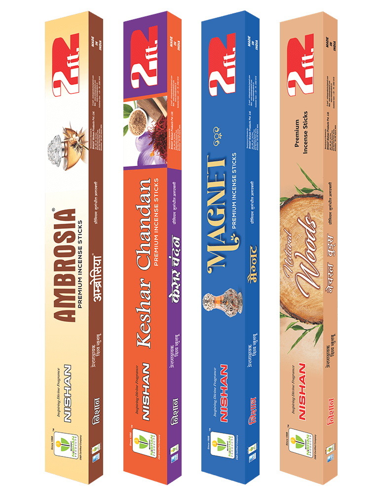 Premium Festival Long Incense Sticks - Nishan Products