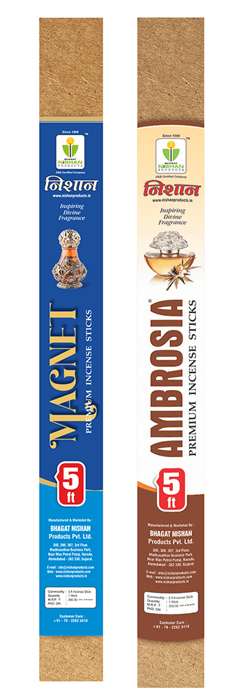 Premium Festival Long Incense Sticks - Nishan Products